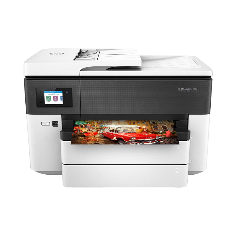惠普7720/7730/7740彩色无线wifi照片喷墨A3自动双面输稿A4打印机连续复印扫描传真网络一体机四合一办公商用 - 打印设备售后服务